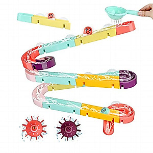 Bath Toy Bathtub Toy with Shower and Floating Squirting Toys, Fishing Game for Toddles and Babies