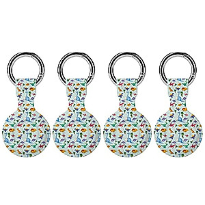 Dinosaur Air Tag Tracker Case Cover for AirTag Holder Protector Storage Bag