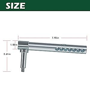 Mower Deck Gauge Wheel Arm Shaft Left Front & Right Rear on 54C & 62C Mowers for John Deere Tractor & Lawn & Garden Tractors GX345 GX355 2210 4010 GT225 GT235 X465 X485 AM131289