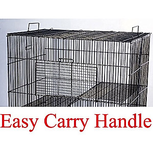 30" Small Animal Cage Sugar Glider Chinchilla Ferret Rats Critters Cage, 30" Length x 18" Depth x 24" Height