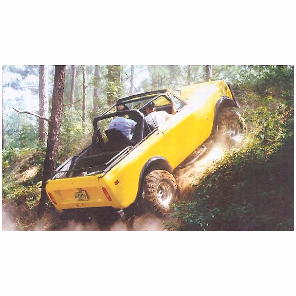 Bushwacker Extend-A-Fender Extended Rear Fender Flares | 2-Piece Set, Black, Smooth Finish | 60002-01 | Fits 1972-1980 International Scout II, 6' Bed