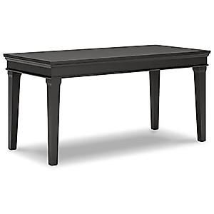 Signature Design by Ashley Beckincreek Retro Home Office Desk for Writing, Black
