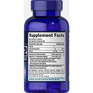 Puritan's Pride Glucosamine, Chondroitin & MSM-2 Per Day Formula