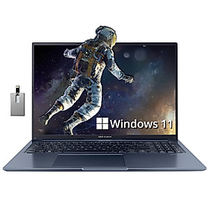 ASUS Vivobook 16X 16 FHD Business Laptop, AMD Ryzen 7 5800H, 40GB RAM, 1TB PCIe SSD, AMD Radeon Graphics, HD Camera, WiFi 6, Bluetooth, Blue, Win 11, 32GB Hotface USB Card