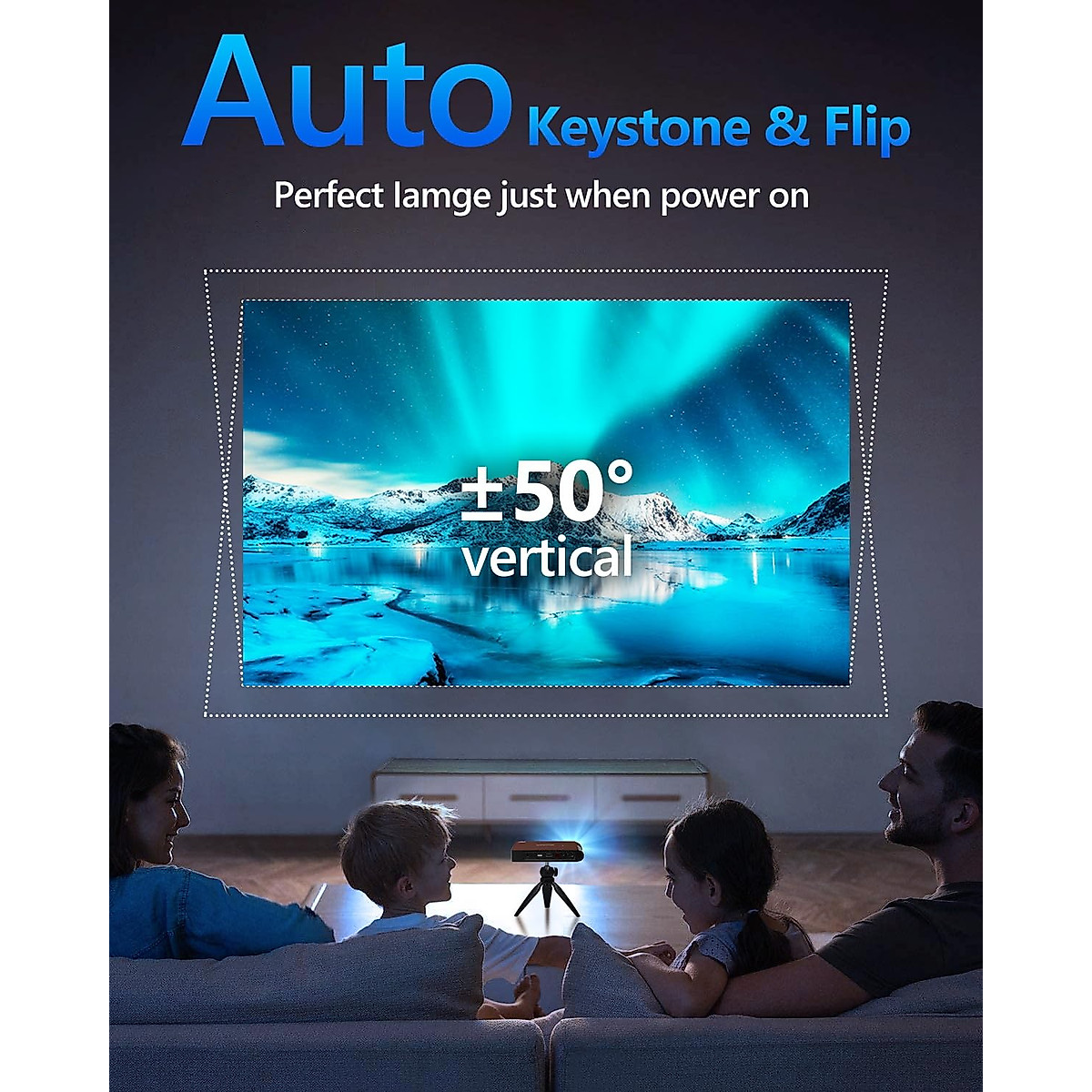 2022 Mini Pocket WiFi Projector 3D DLP 3600 Lumens WXGA HD LED Portable Wireless Video Projectors Support 1080P Airplay HDMI USB Auto Keystone Battery Pico for Gaming Home Theater Outdoor Movie Camp