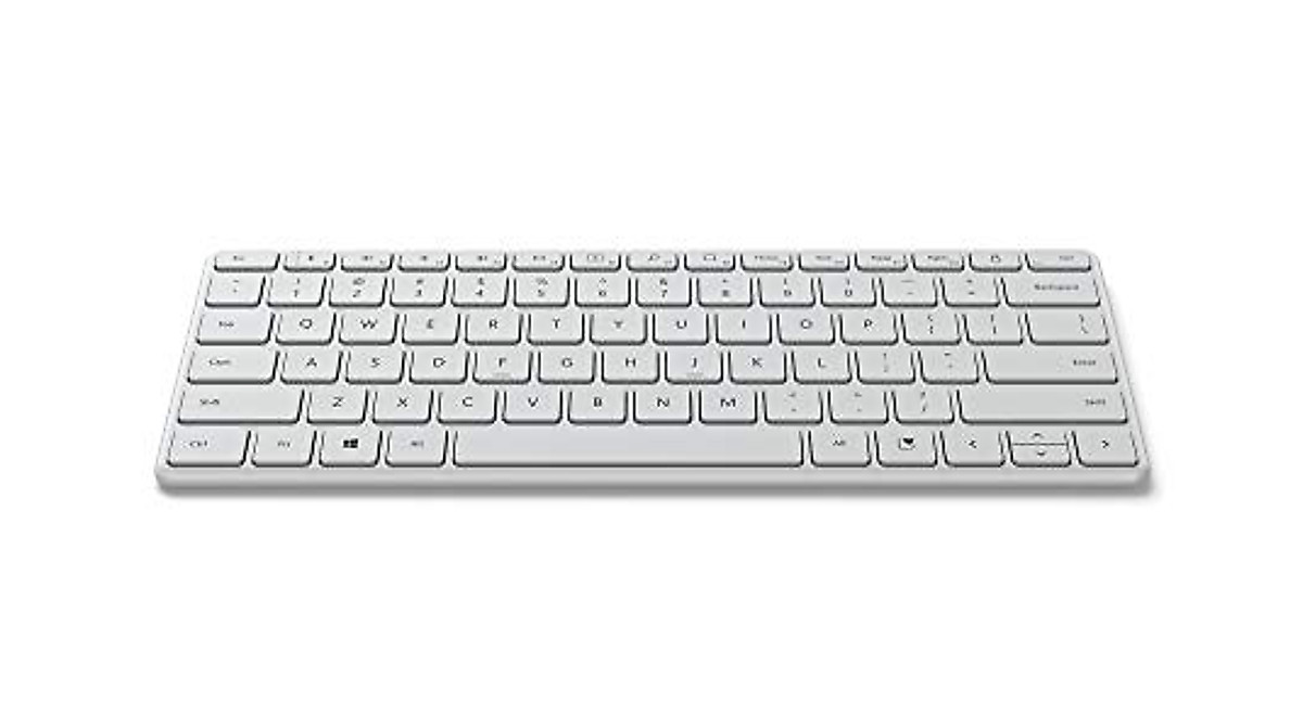 Microsoft Designer Compact Keyboard - Slim Bluetooth & Multi-Device