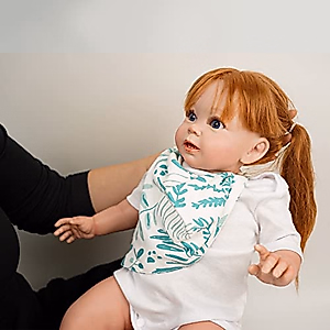 Miaio Reborn Baby Dolls, Reborn Dolls Girl17 Inch, Handmade Realistic Baby Doll Newborn Lifelike Dolls in Soft Vinyl and Weightd Body for Boy, Girl, Mother, Birthday Gifts, Weddings-A