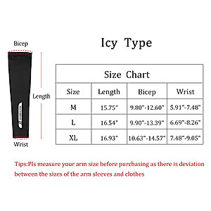 ROCKBROS Sun Protection Arm Sleeves Cooling Running Golf Fishing Cycling Arm Sleeves