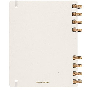 Moleskine Spiral 12 Month 2023 Academic Year Planner, Hard Cover, XL (7.5" x 9.75"), Oyster