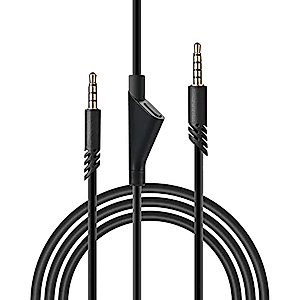 Sqrgreat Hizsoaor Replacement A40 Audio Cable with Inline Mute for Astro A10 A40TR A40 Gaming Headphones, Fit for PS4/PS5, Xbox one, PC, 6.5Ft/2