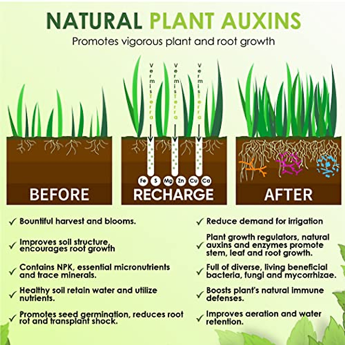 VermisTerra Vitality 16 oz - Worm Castings Super Concentrate, Plant Food, Fertilizer - Promotes Health, Amazing Growth for Vegetables, Fruit, Houseplants - Non-Toxic, Gentle - Will Not Burn