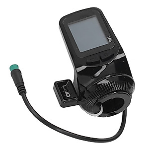 Ebike LCD Display Meter, Low Failure Rate Electric Bike Odometer Waterproof Electronic Panel Speedometer for E Scooter Replacement