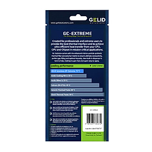 Gelid Solutions GC-Extreme 3.5g with Tooling - Thermal Conductive Paste for Heatsink | Maximum Thermal Conductivity | Easy Application | Not Corrosive.