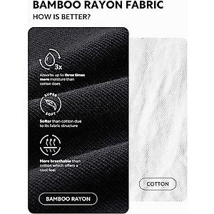 DAVID ARCHY Mens Trunks Underwear Soft Breathable Rayon Made from Bamboo Trunk No Fly Pouch 4-Pack L 2.5''