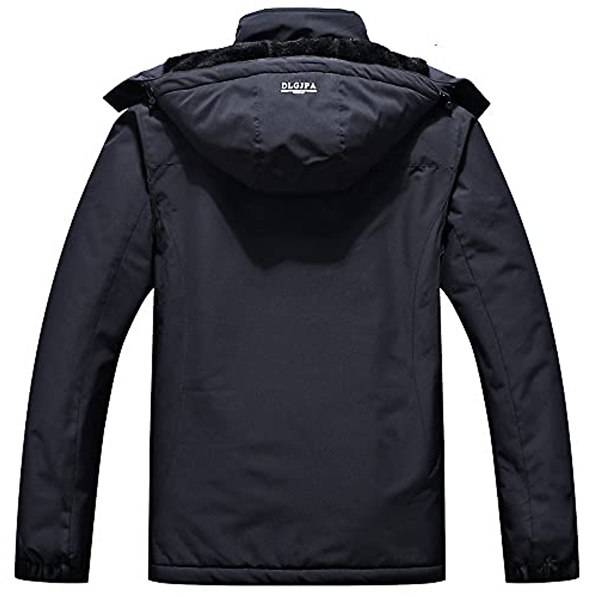 DLGJPA Men's Mountain Waterproof Ski Jacket Hooded Windbreakers Windproof Raincoat Winter Warm Snow Coat