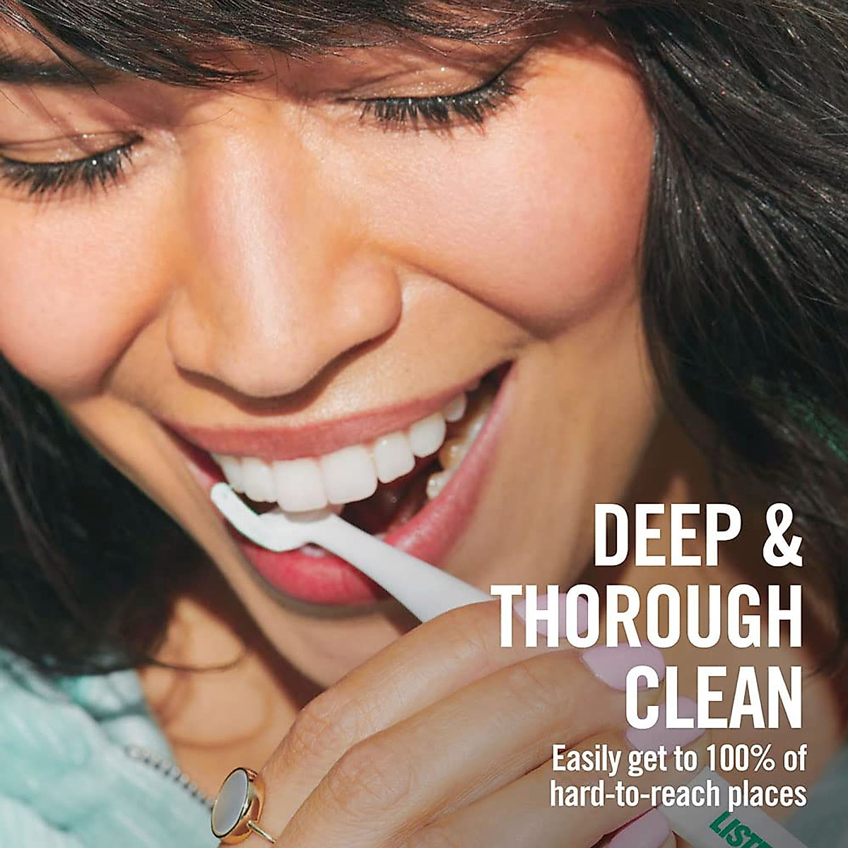 Listerine Ultraclean Access Flosser Refill Heads | Proper & Durable Oral Care & Hygiene | Effective Plaque Removal, Teeth & Gum Protection , PFAS FREE | Mint Flavor, 28 ct, 1 Pack