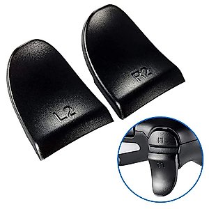MMOBIEL 2 Pair R2 L2 Trigger Extension Buttons for Playstation 4 PS4, PS4 Slim, PS4 Pro Dualshock Controllers Professional Improvement Adjusters