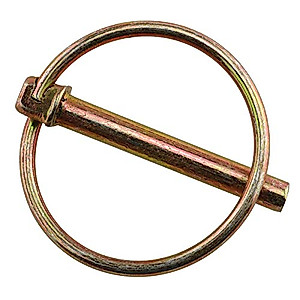 E-outstanding Linch Pin 4PCS 45mm Heavy Duty Lynch Pin Shaft Locking Pin Fastener Assortment Kit for Farm Tractors Trailers Trucks Mowers Trolleys and Carriages M6(1/4Inch)