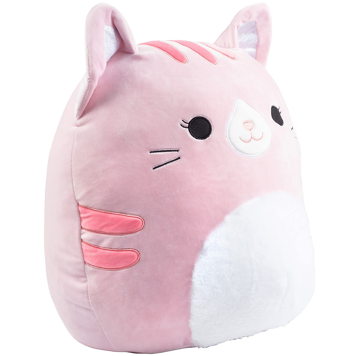 Squishmallow Large 16" Laura The Pink Cat - Officially Licensed Kellytoy Plush - Collectible Soft & Squishy Large Kitty Stuffed Animal Toy - Add to Your Squad - Gift for Kids, Girls & Boys - 16 Inch