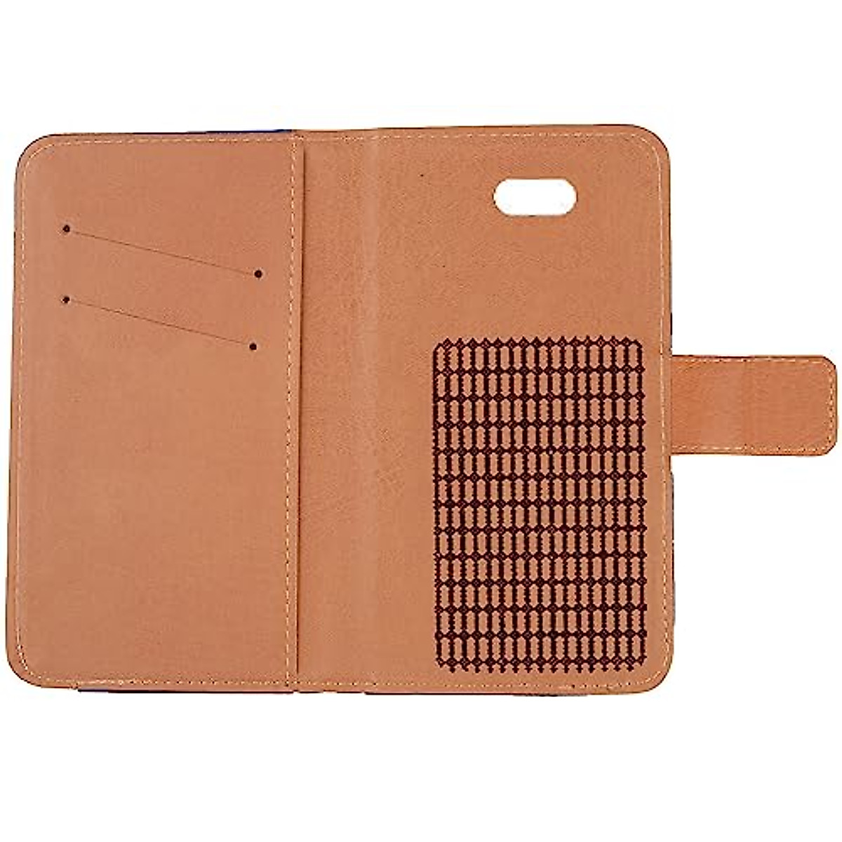 Tnviud Pattern Wallet Design Flip PU Leather Cover Skin Protection Case for Emporia Happy E30 1.8" (Lovely)