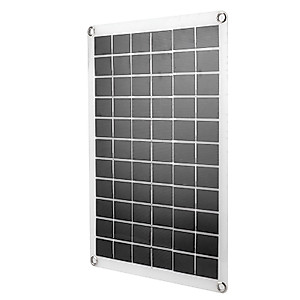 Solar Panel, Portable Solar Cell Panel 100W Monocrystalline 12/24V USB Output for Car Trailers Yacht, High Conversion Rate of 23%-24%