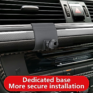 LUNQIN Audi 2012-2018 A6 A7 S6 S7 RS6 RS7 Allroad Car Phone Holder Auto Accessories Navigation Bracket Interior Decoration Mobile Cell Phone Mount