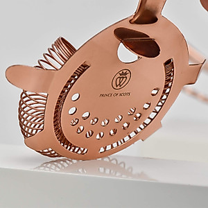Prince of Scots Professional Series Bar Strainer ~ Copper