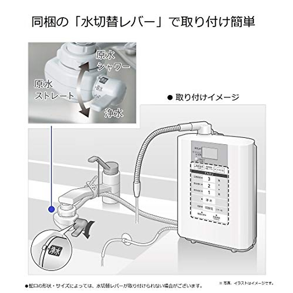 Panasonic Alkaline Ionized Water Charger Pearl White TK – AS30 – W