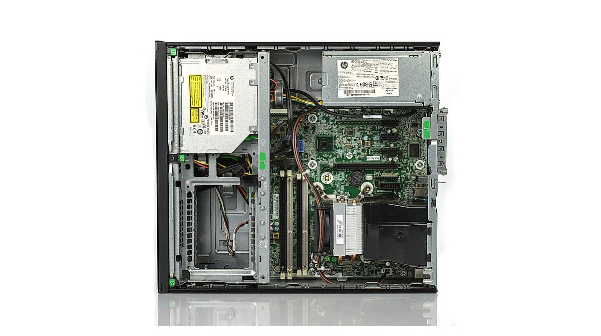 HP 600 G2 SFF Desktop PC with Dual Monitors - Powerful Intel i5, 16GB RAM