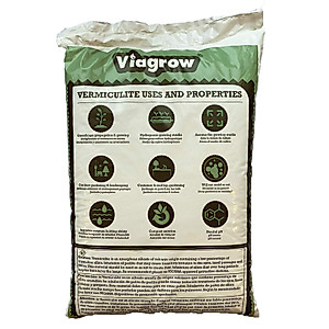 Viagrow Horticultural Vermiculite, 29.9 Quarts/ 1 cubic FT / 7.5 gallons / 28.25 liters