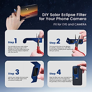 SEIC [12 Pack] Paper Solar Eclipse Glasses Approved 2024, Made by AAS Recognized Factory, CE and ISO Certified Eclipse Shade for Direct Sun Viewing