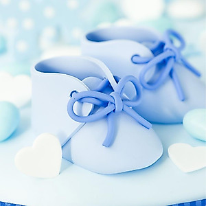 Joinor 3Pcs/set Baby Shoes Booties DIY Cake Decorating Tools Baby Shower Fondant Mold