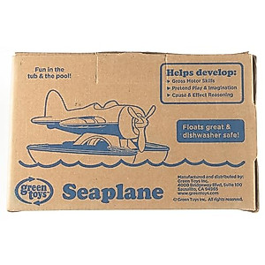 Green Toys Seaplane in Green Color - BPA Free, Phthalate Free Floatplane for Improving Pincers Grip. Toys and Games ,9 x 9.5 x 6 inches