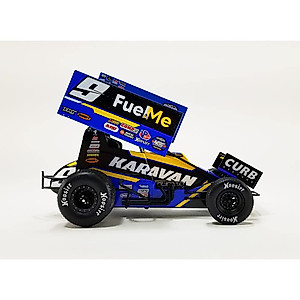 Winged Sprint Car #9 Kasey Kahne Karavan - Fuel Me Kasey Kahne Racing World of Outlaws (2022) 1/18 Diecast Model Car by Acme A1822012