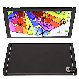 ASHATA 2022 Newest 10Inch 4G Network Tablet, 5G WiFi Tablet for Kids, 6GB RAM 256GB ROM Octa Core CPU IPS Display 3 Card Slots, Capacitive Touch Screen, Easy to Use for Seniors (US Plug)
