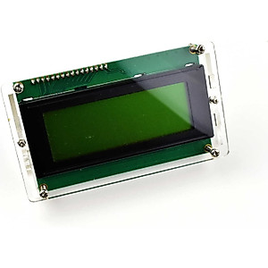 CANADUINO LCD 2004 4x20 Display Acrylic LCD Enclosure - fits LCD with I2C Adapter as Well