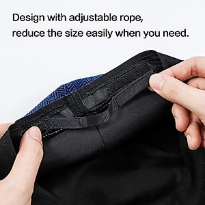 LADYBRO Flat Hat Caps for Men - Black Cabbie Hat Large XL Newsboy Hats Men Ivy Cap