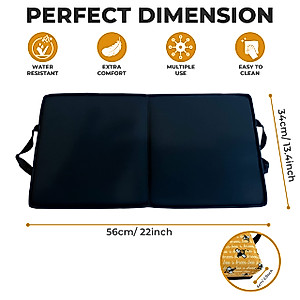 Bee's Knee's Kneeling Pad Garden Kneeling Pads Extra Thick Knee Pads Memory Foam Kneeling Pad for Bathing Yoga Knee Cushion Foam Kneeling Pad Garden Pads for Kneeling Knee Cushions for Kneeling