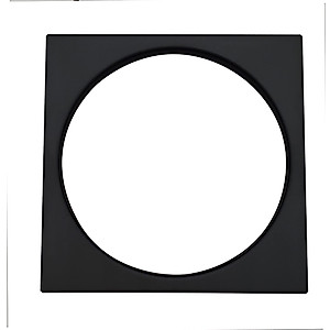 Westbrass D3201-62 Roman Tub Drain Trim with 4-1/4" OD Tile Square, Matte Black
