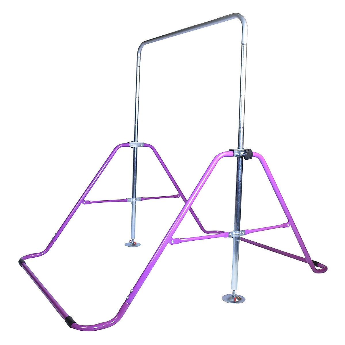 Gymnastics Bar Kids Home Training Kip Bar | Expandable Horizontal Kip Bar Folding Home Gym Equipment Boys and Girls | Junior Gymnastics Training Jungle Gym Monkey Bar Playground Gymnastic Bar Purple