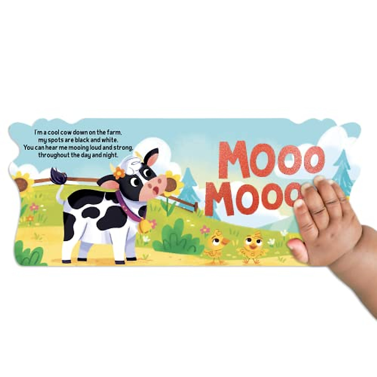 Farm Days with Cow - Touch and Feel Board Book - Sensory Board Book