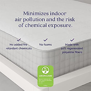 Signature Sleep Dream On 8 Inch 2-Sided Reversible Pocket Spring Mattress, Twin Size, GreenGuard Gold Certified, White