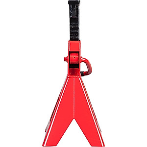 BIG RED AT46002R Torin Steel Jack Stands: 6 Ton (12,000 lb) Capacity, Red, 1 Pair