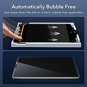 ESR 2 Pack Screen Protector for iPad Air 5th/4th Generation(2022/2020), iPad Pro 11 Inch (2022/2021/2020/2018) Screen Protector, Tempered Glass Film with Easy Application Tray, Anti-Scratch, HD