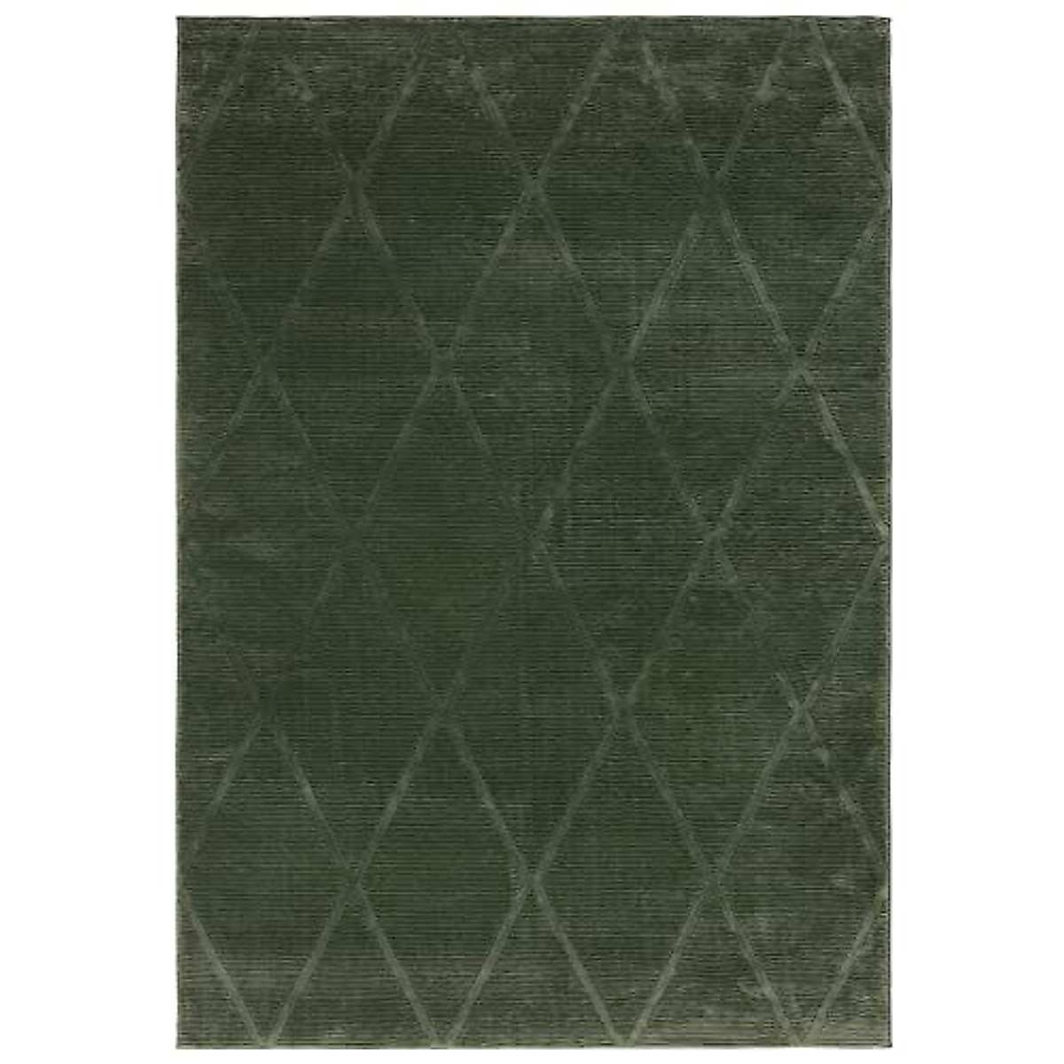 SAFAVIEH Revive Collection Accent Rug - 2'7" x 5', Green, Trellis Design, Non-Shedding & Easy Care, Ideal for High Traffic Areas in Entryway, Living Room, Bedroom (REV104Y)