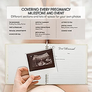Pregnancy Journal for First-time Moms & Moms who Have Been There, Done That. Gender-Neutral Baby Keepsake. Memory Book for First time Moms
