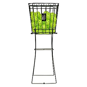 Oncourt Offcourt Picklehopper 60 - Pickleball Basket | Holds and Picks Up 60 Balls | EZ Glide Bar Provides Effortless Ball Pick-Up | No Tool Assembly | Picks Up All Types of Pickleballs