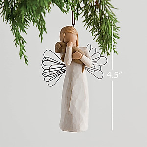Willow Tree Angel of Friendship Ornament, sculpted hand-painted figure