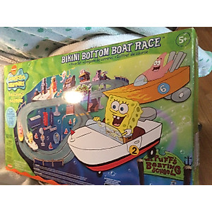 Nickelodeon Spongebob Bikini Bottom Boat Race Playset