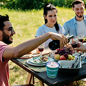 12 Pack Soy Candles Scented, 2 oz Candle Jar Single Wick Citronella Candle, 10 Hour Burn time Aromatherapy Candle